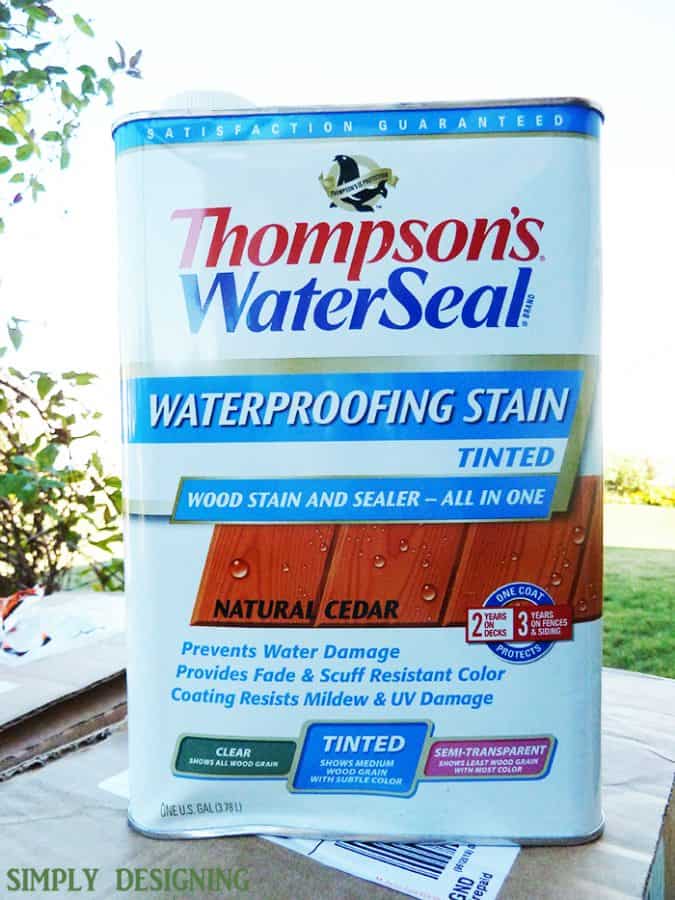 How to Stain a Deck | Simply Designing with Ashley