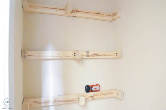 DIY Floating Shelves - How to Measure, Cut, and Install