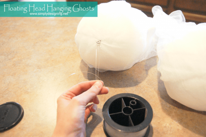 DIY Halloween Decorations | Floating Head Hanging Ghosts | Simply ...