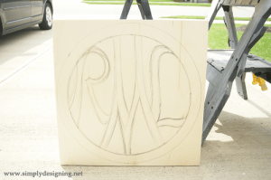 DIY Wooden Monogram | Simply Designing with Ashley