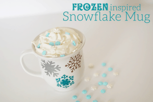 FROZEN inspired Snowflake Mug | Simply Designing with Ashley