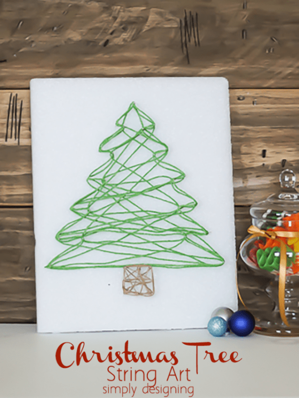 Christmas Tree String Art | Simply Designing with Ashley
