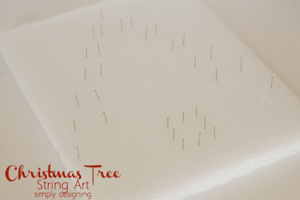 Christmas Tree String Art | Simply Designing with Ashley