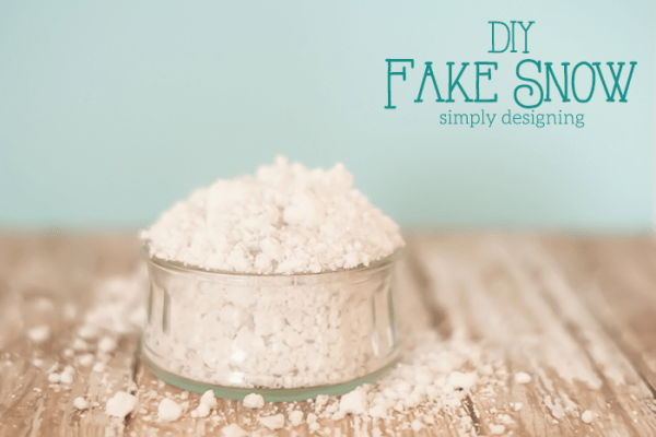 DIY Fake Snow | Simply Designing with Ashley