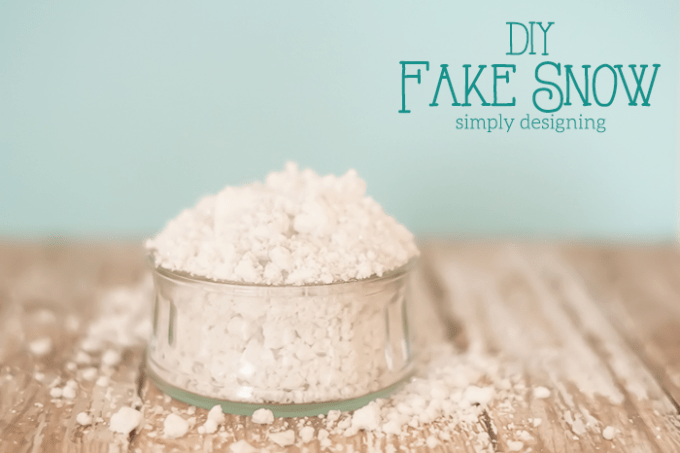 DIY Fake Snow | Simply Designing with Ashley