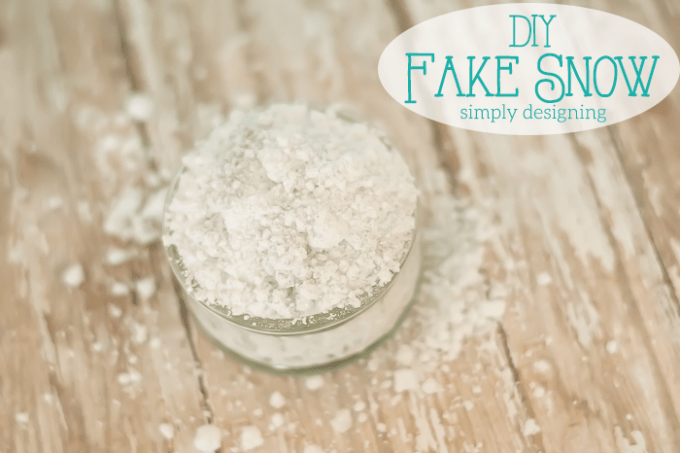 DIY Fake Snow | Simply Designing with Ashley