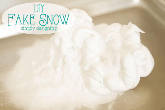 DIY Fake Snow | Simply Designing with Ashley