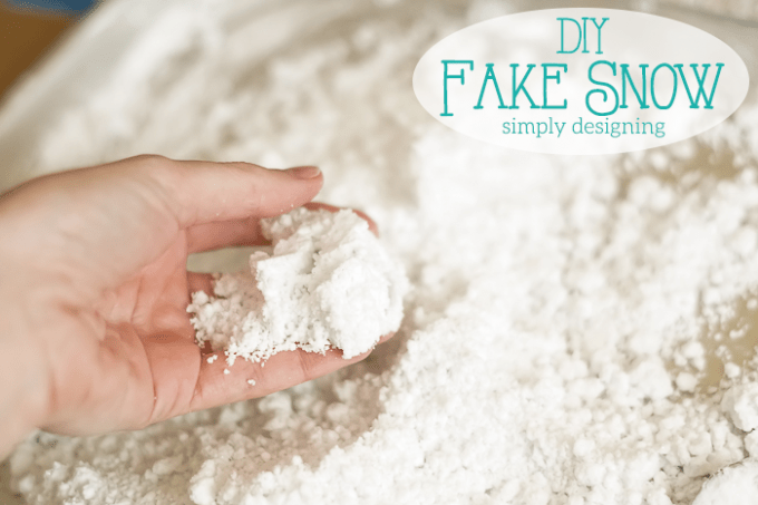 DIY Fake Snow | Simply Designing with Ashley
