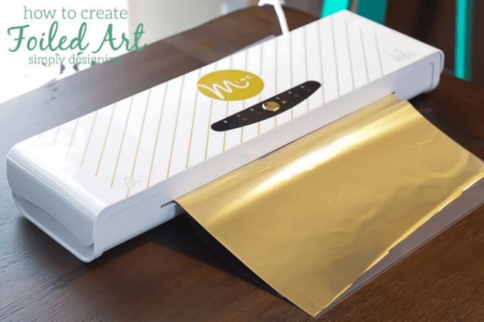 How to make stunning foiled art in minutes | Simply Designing with Ashley