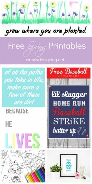 15 FREE Spring Printables | Simply Designing with Ashley