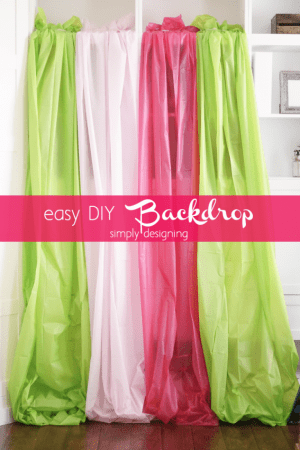 DIY Photo Backdrop | Simply Designing with Ashley