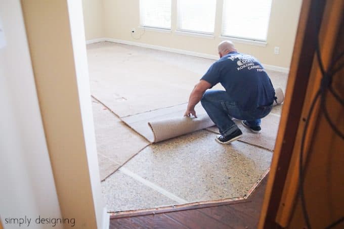 Installing New Carpet | Simply Designing with Ashley