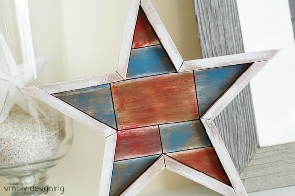 Whitewashed Barn Star | Simply Designing with Ashley