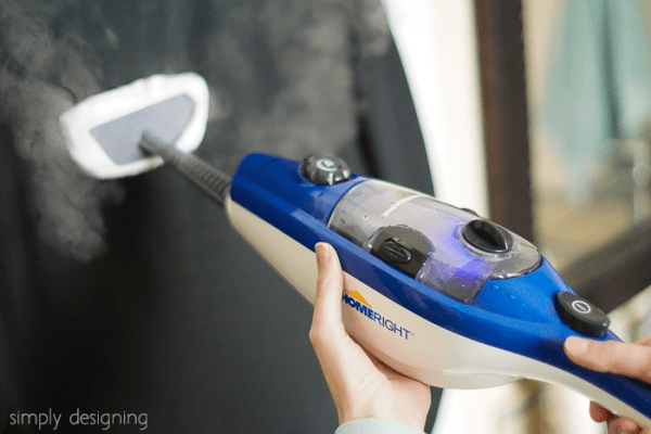 How to Steam Clean a Suit | Simply Designing with Ashley