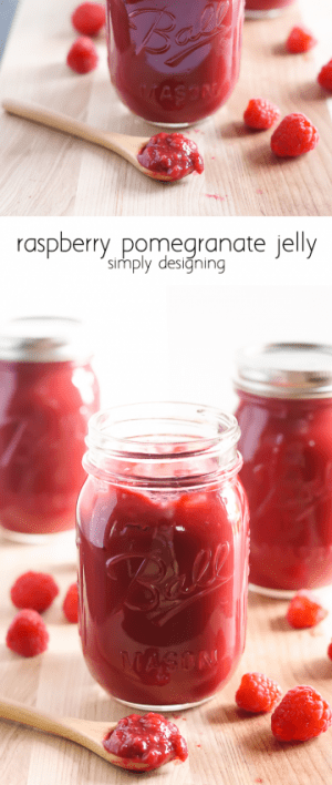 Raspberry Pomegranate Jelly | Simply Designing with Ashley