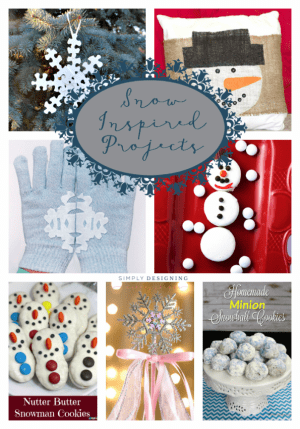 Snow Inspired Projects to make this Winter | Simply Designing with Ashley
