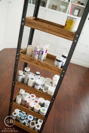 Industrial Rolling Paint Storage : Craft Room : Part 8 | Simply ...