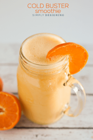 Cold Buster Smoothie Recipe | Simply Designing with Ashley