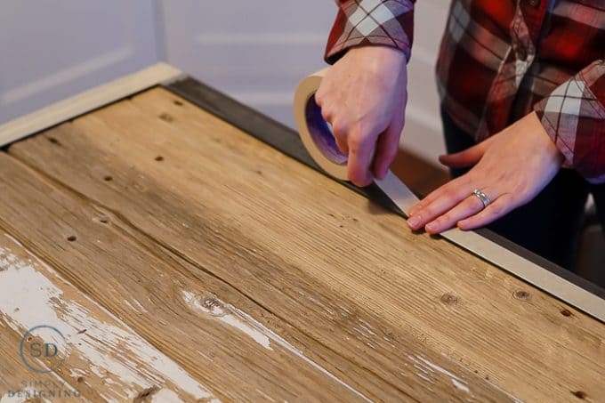 DIY Industrial Work Table with Barn Wood | Simply Designing with Ashley