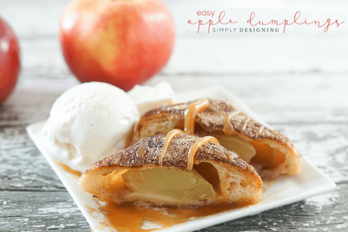 Caramel Apple Dumpling Recipe | Simply Designing with Ashley