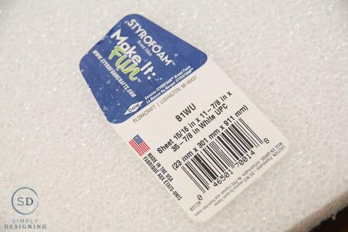 DIY Foam Frame | Simply Designing with Ashley