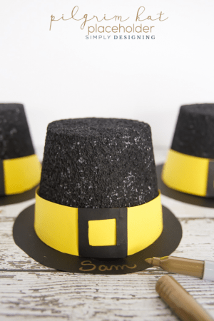 Pilgrim Hat Placeholders | Simply Designing with Ashley
