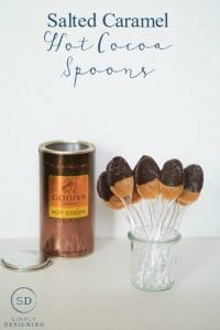 Salted Caramel Hot Cocoa Spoons | Simply Designing with Ashley