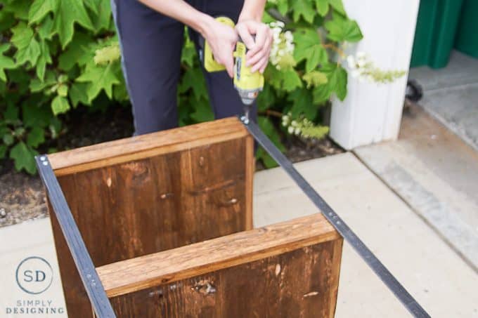 DIY Printer Table with an Industrial Style to Give Your Office More Storage