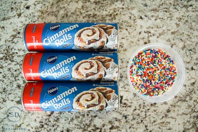 Sprinkle Cinnamon Rolls You Can Make in 20 Minutes | Simply Designing ...