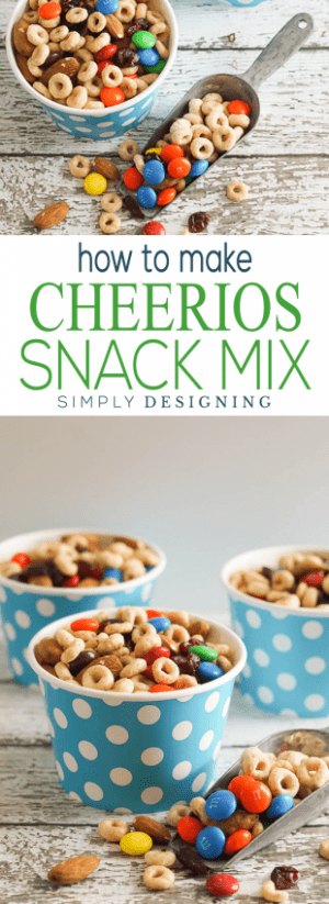 How to make Cheerios Snack Mix in minutes | Simply Designing with Ashley