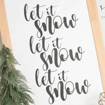 Snow Inspired Projects to make this Winter | Simply Designing with Ashley