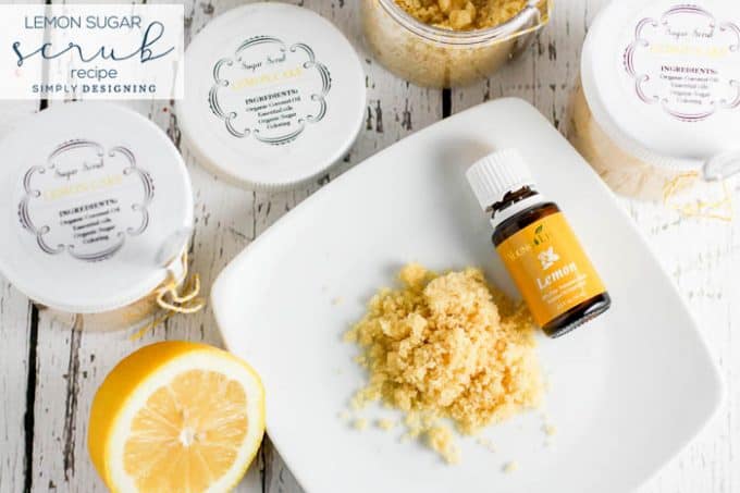 Lemon Sugar Scrub Recipe | Simply Designing with Ashley