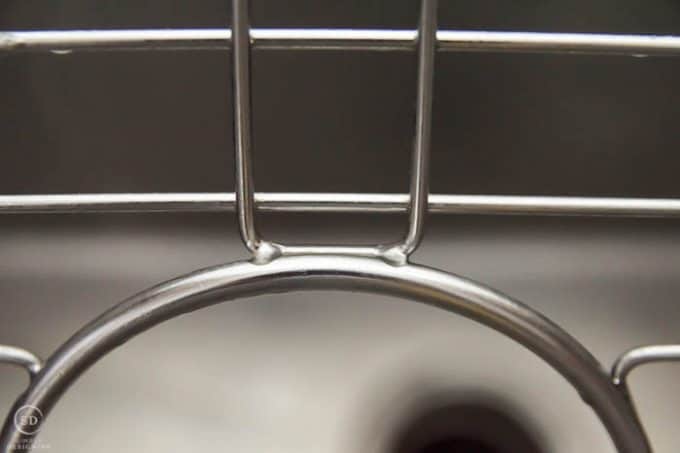 How to Clean a Kitchen Sink Grid | Simply Designing with Ashley