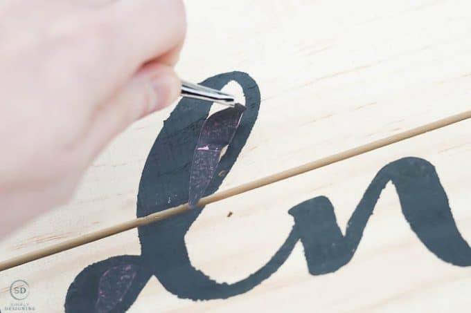 How to Make a Vinyl Stencil | Simply Designing with Ashley