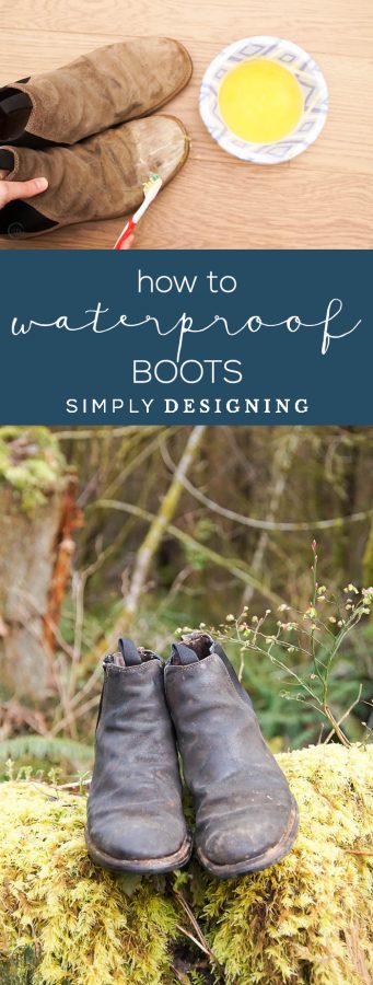 How to Waterproof Leather Boots | Simply Designing with Ashley