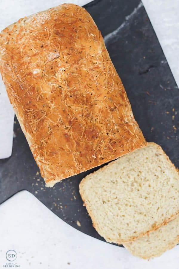 Easy Parmesan Herb Artisan Bread | Simply Designing with Ashley