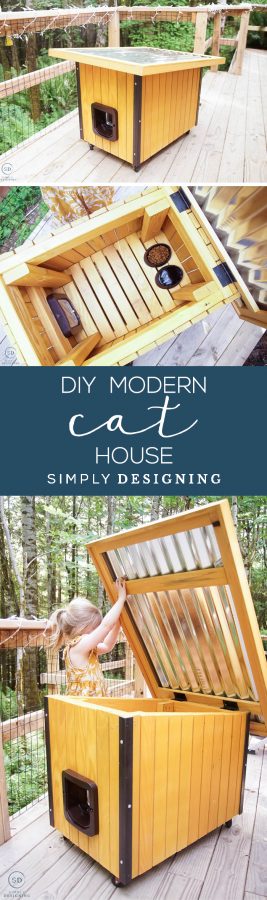 DIY Cat House | Simply Designing with Ashley