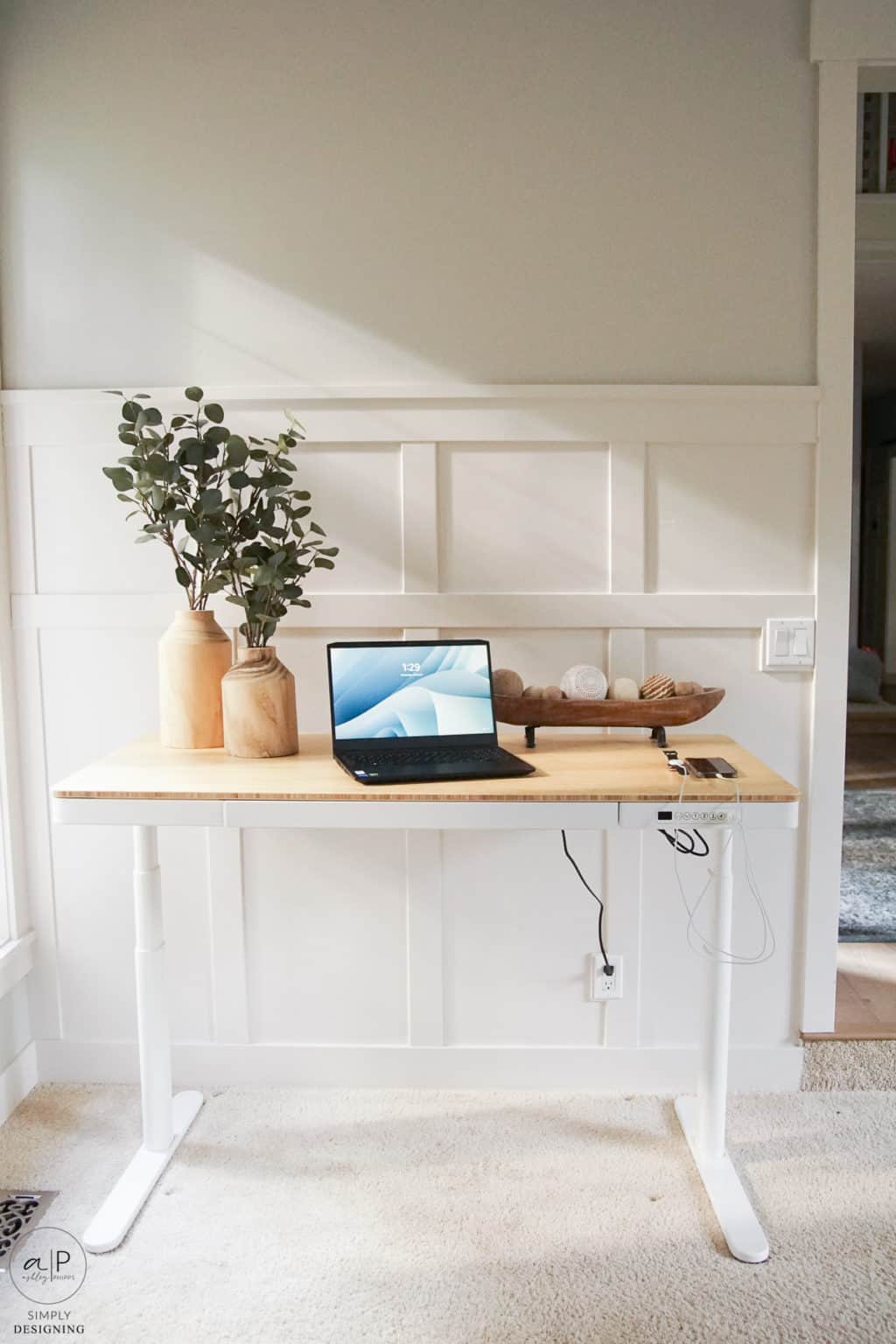 How to Style a Standing Desk: 8 Easy Ideas + Which Standing Desk I'm ...