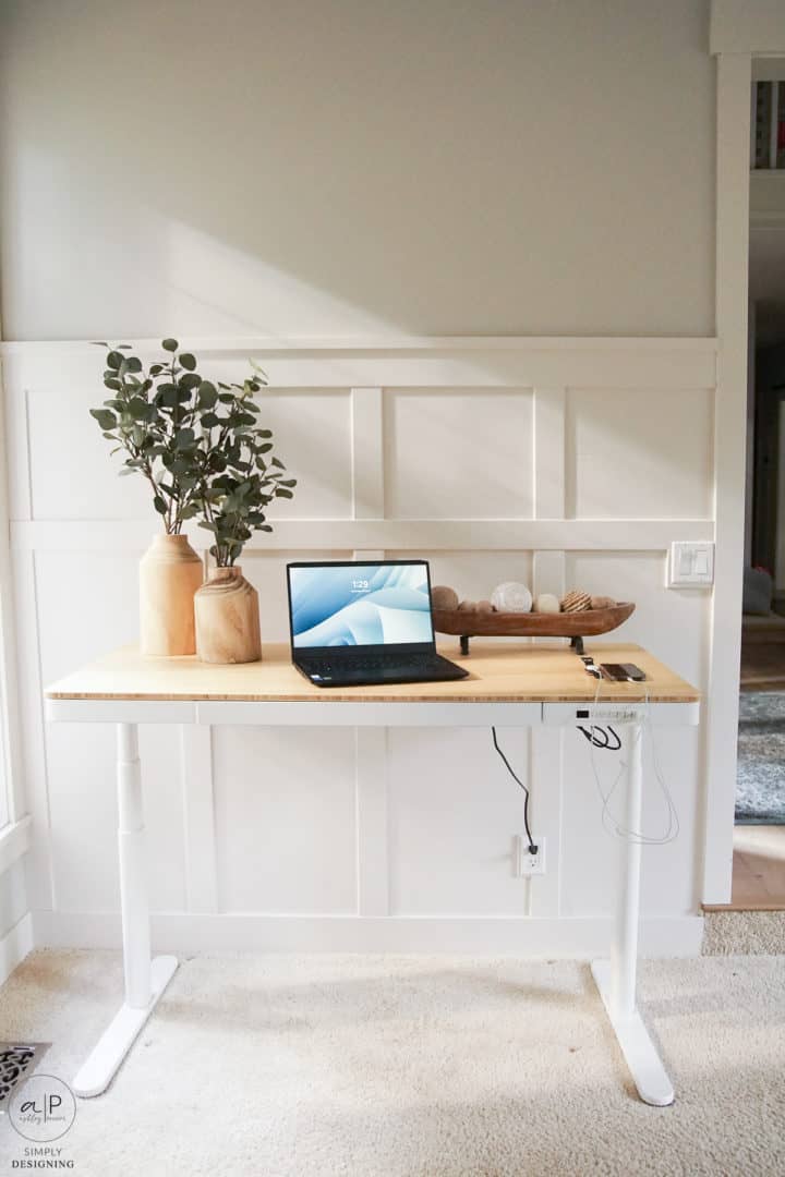 How to Style a Standing Desk: 8 Easy Ideas + Which Standing Desk I'm ...