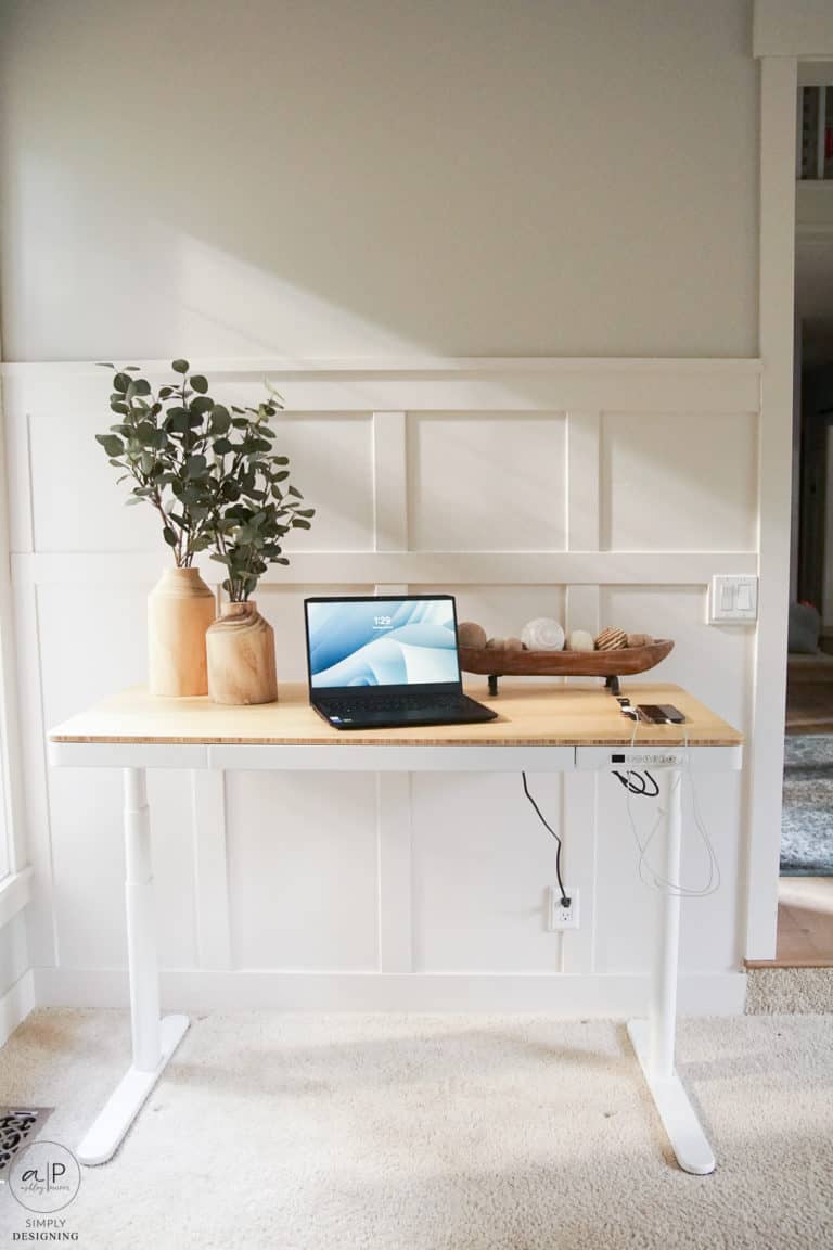 How to Style a Standing Desk: 8 Easy Ideas + Which Standing Desk I'm ...