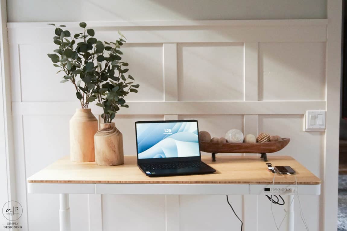How to Style a Standing Desk: 8 Easy Ideas + Which Standing Desk I'm ...
