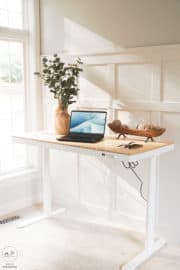 How to Style a Standing Desk: 8 Easy Ideas + Which Standing Desk I'm ...