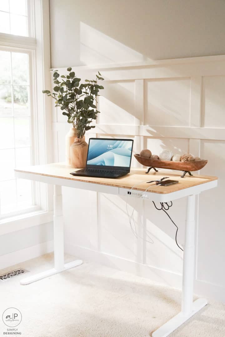 How to Style a Standing Desk: 8 Easy Ideas + Which Standing Desk I'm ...