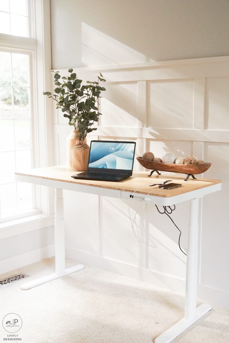 How to Style a Standing Desk: 8 Easy Ideas + Which Standing Desk I'm ...