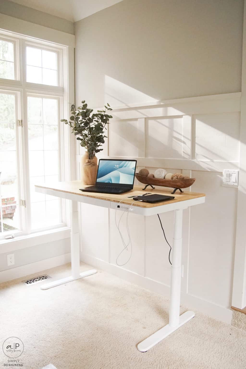 How to Style a Standing Desk: 8 Easy Ideas + Which Standing Desk I'm ...