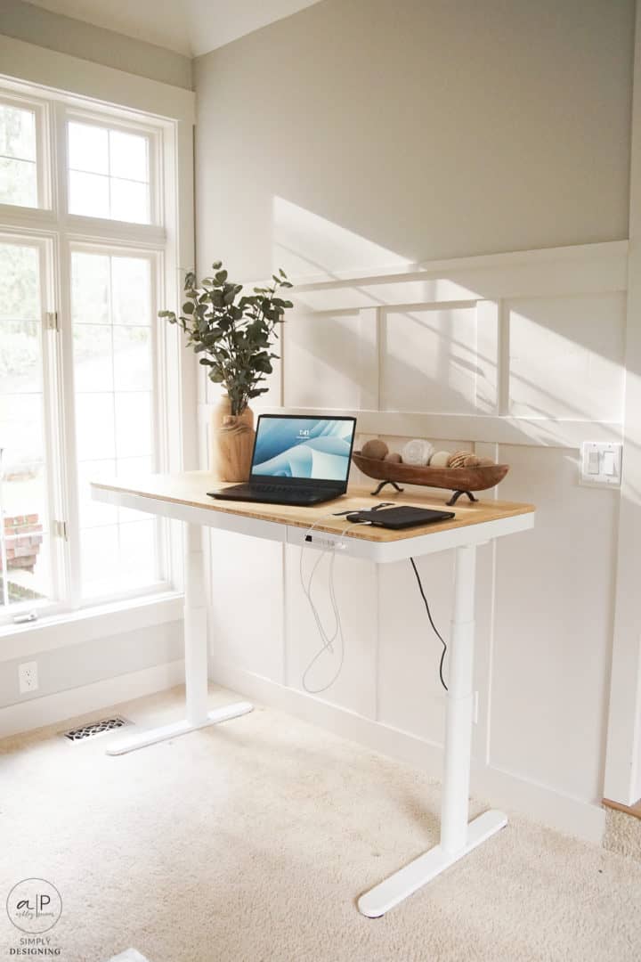 How to Style a Standing Desk: 8 Easy Ideas + Which Standing Desk I'm ...