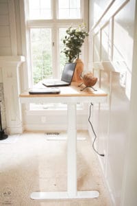 How to Style a Standing Desk: 8 Easy Ideas + Which Standing Desk I'm ...
